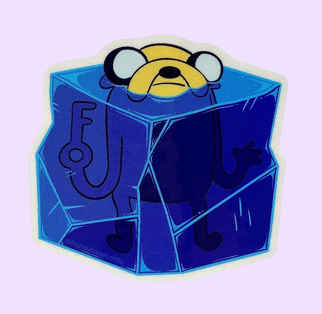 Adventure Time Jake the Dog - Silly 2x2" Glossy Sticker - "key Hand" - Etsy