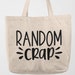 Random Crap SVG DXF Cutting File, Tote Bag Design Svg Cut File, Tote ...