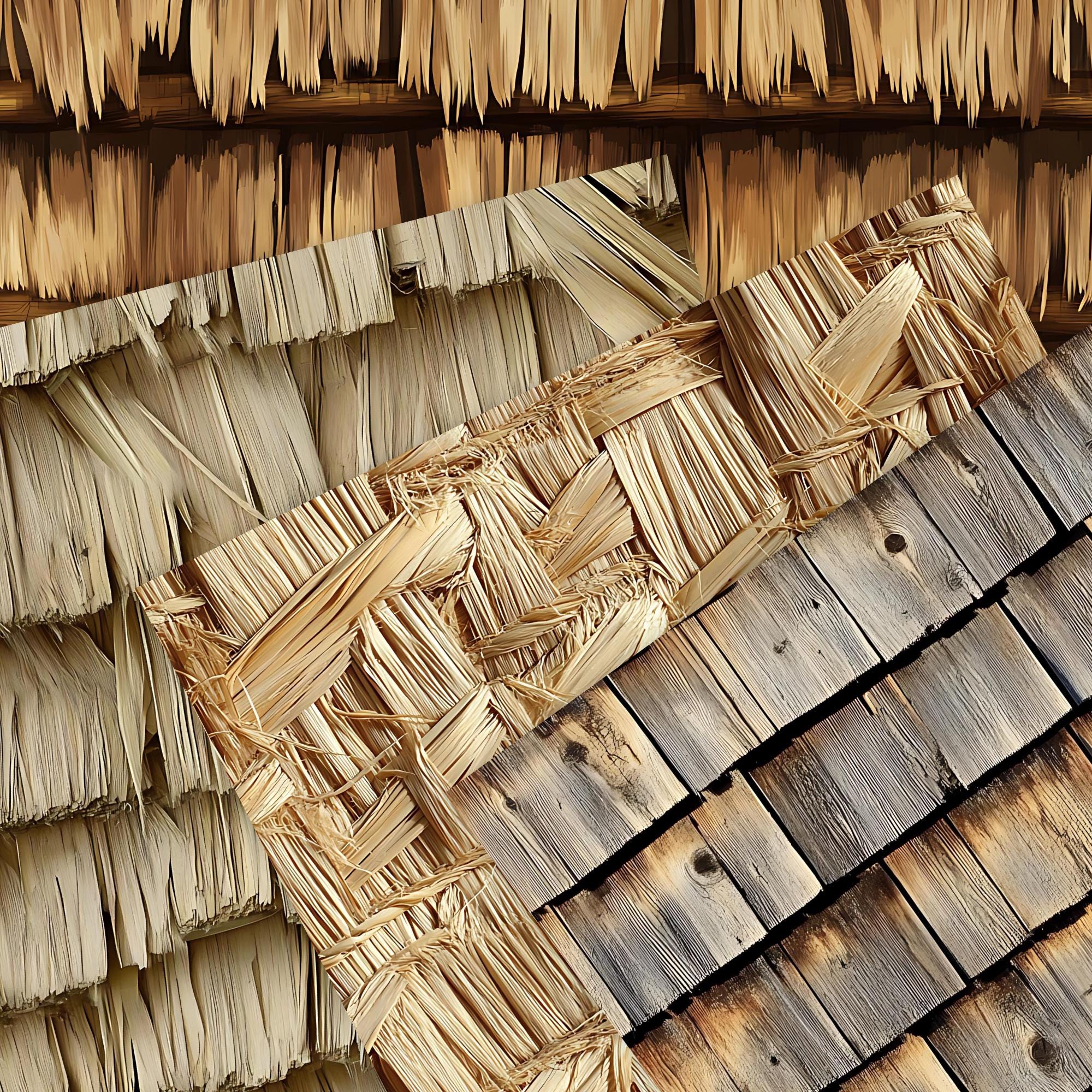 Roof Texture Patterns: 30 Seamless Digital Papers (12x12 JPG) - Etsy