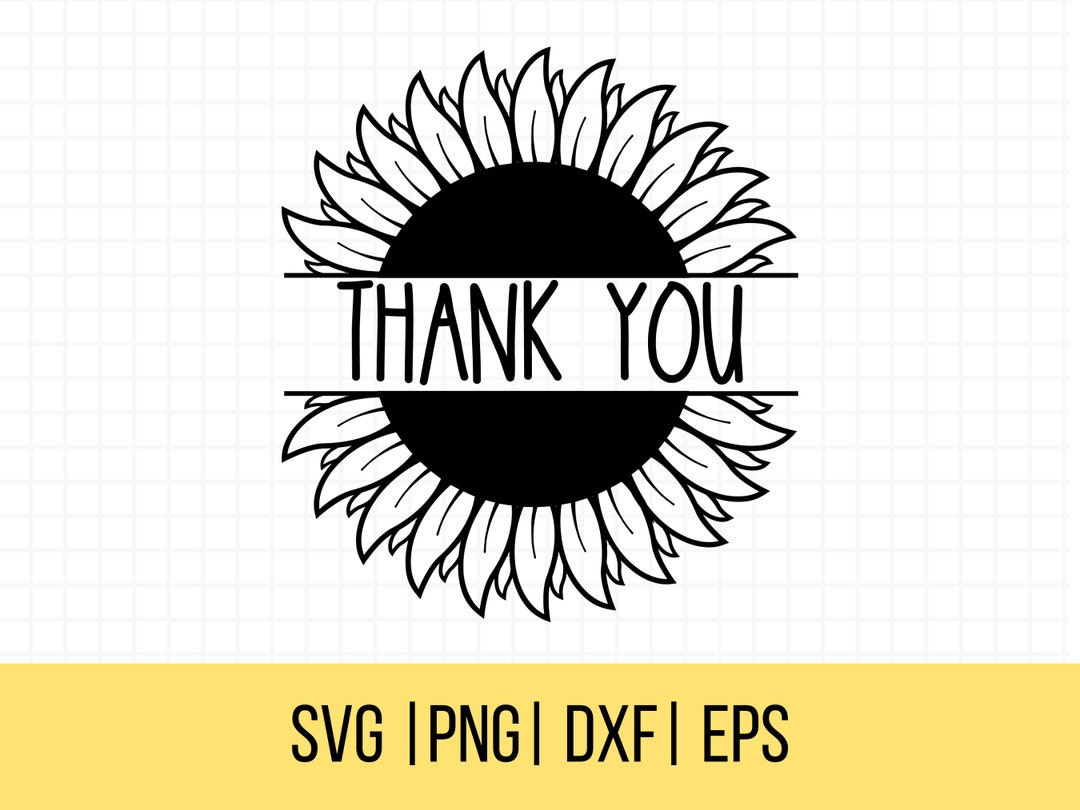 Thank You SVG Thank You Sign Svg Wedding Thank You Card - Etsy