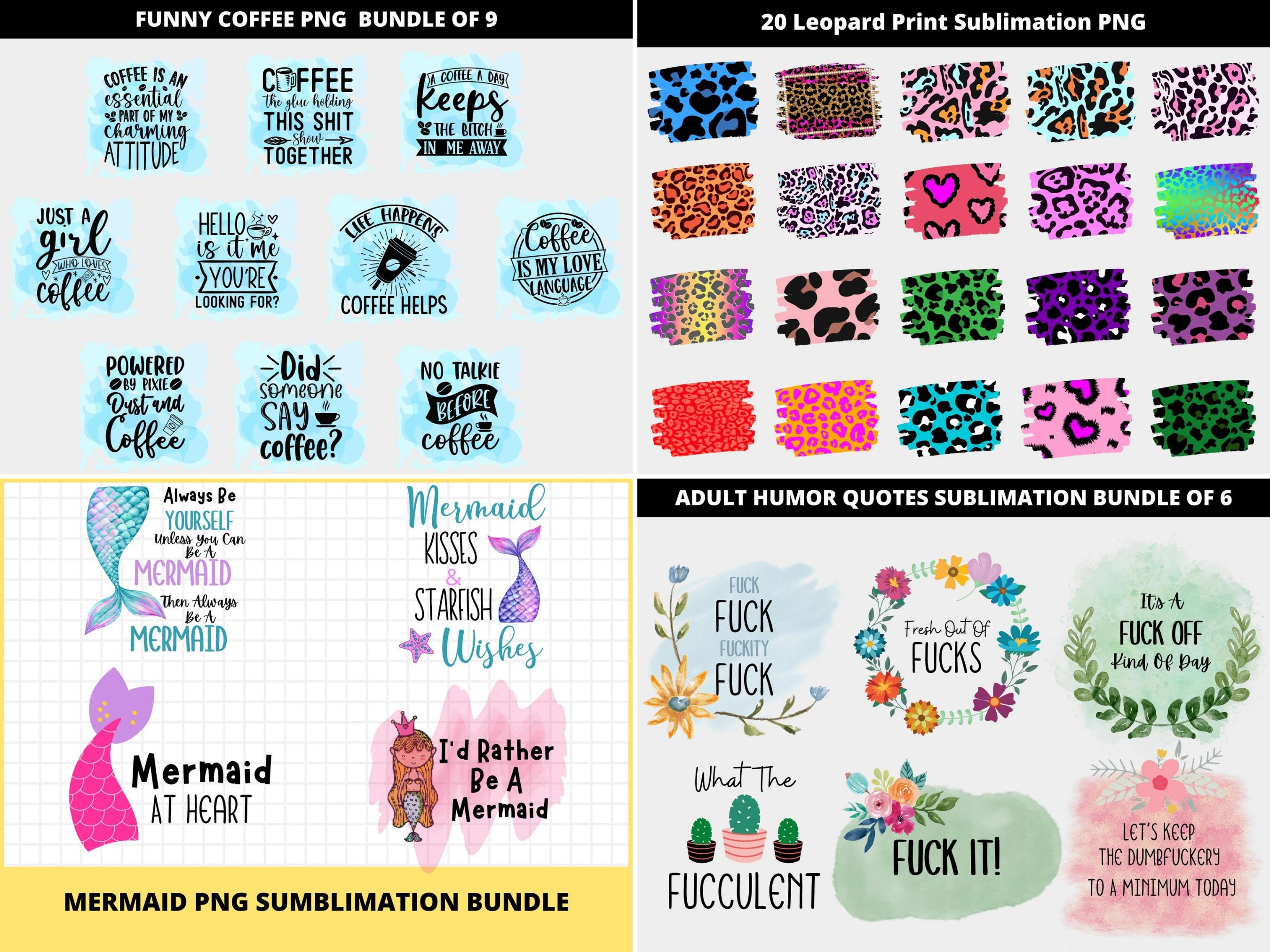 Huge Sublimation PNG Bundle Sublimation Design Bundle Mug - Etsy