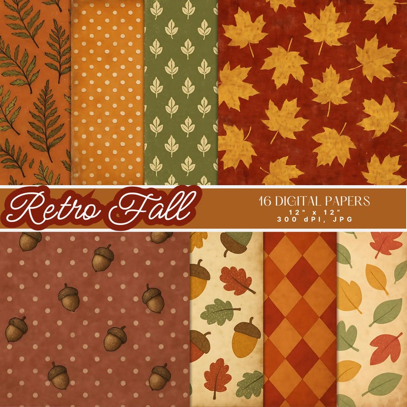 Autumn Digital - Etsy