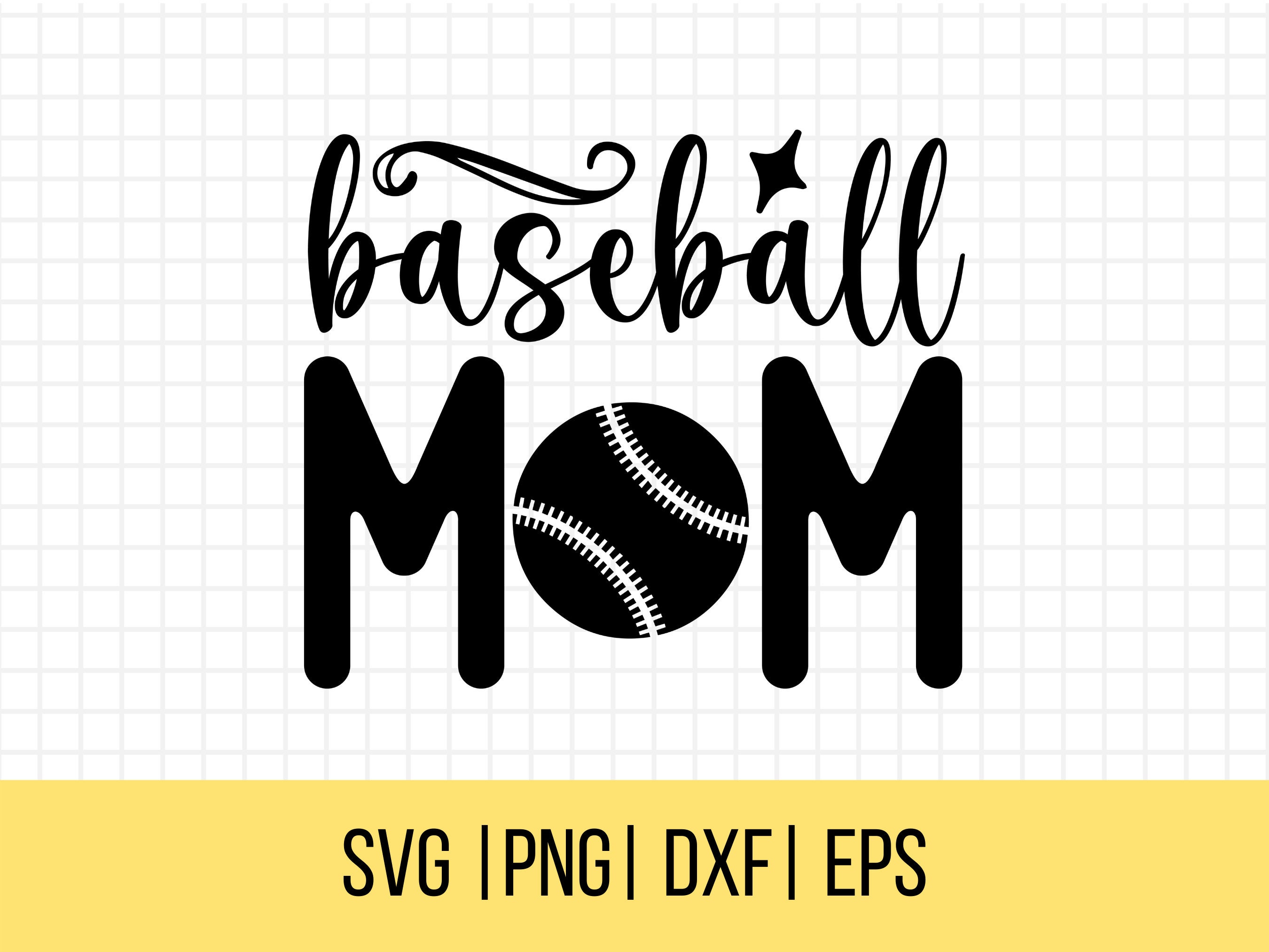 Baseball Mom SVG Baseball SVG Sports Mom Svg Baseball Momt - Etsy