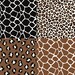 Animal Print Digital Paper Pack, Safari Digital Scrapbook Paper ...