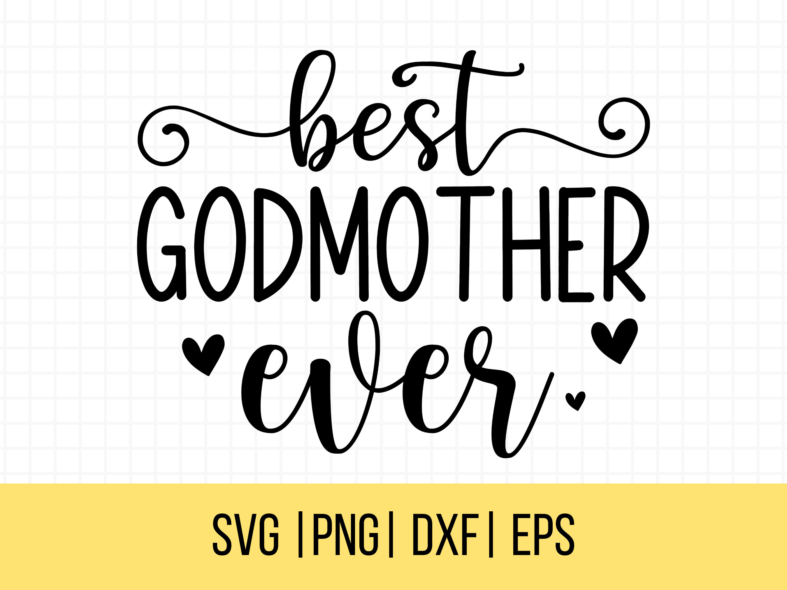 Godmother SVG Best Godmother Ever Svg Baptism SVG - Etsy