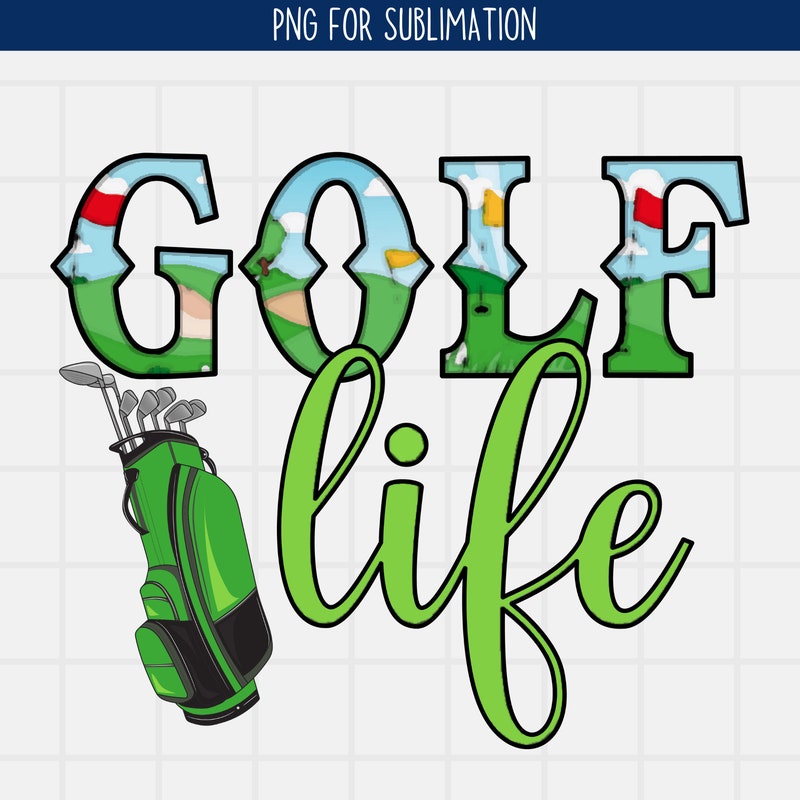 Golf Life Svg - Etsy