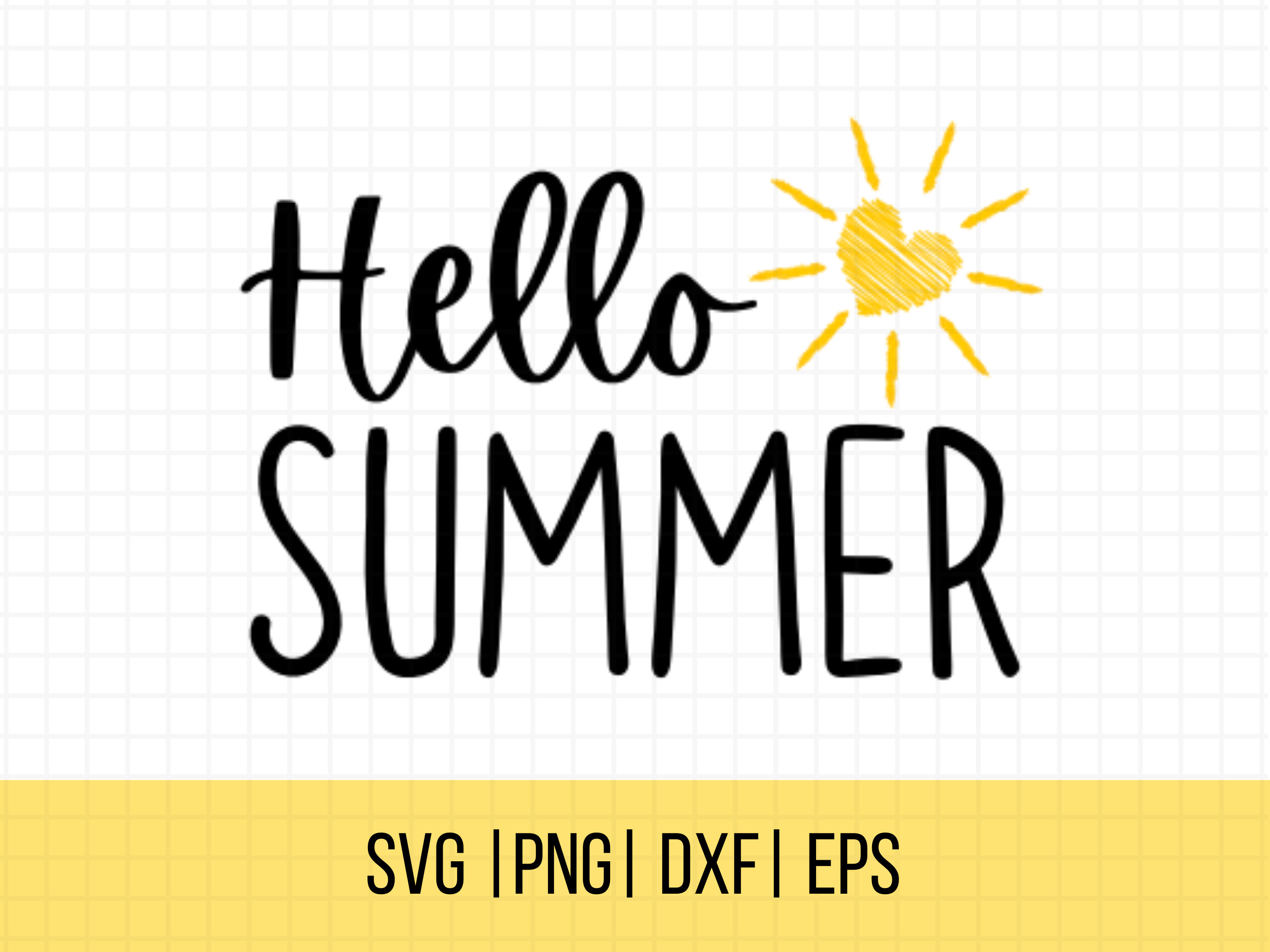Hello Summer Svg Summer Svg Porch Svg Beach Svg Sun - Etsy