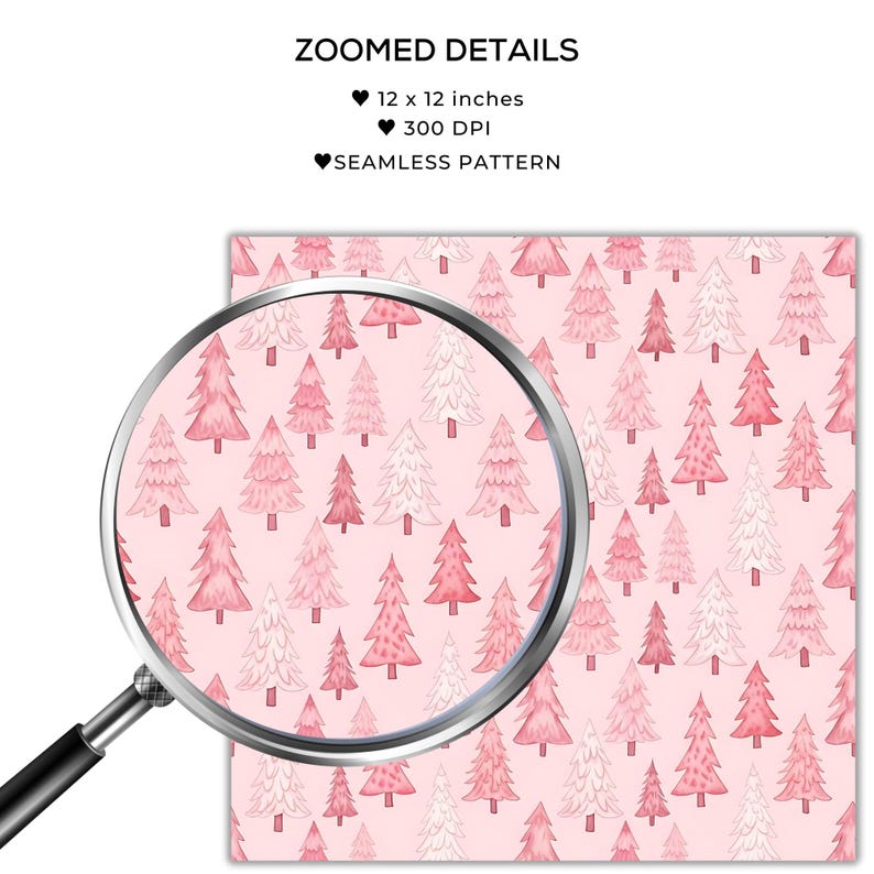 Pink Christmas Digital Paper Seamless Bundle,16 Watercolor Holiday ...