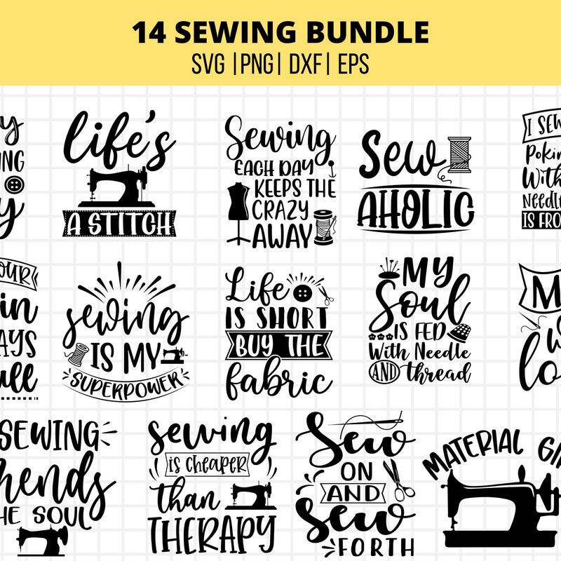 Sewing Machine Svg - Etsy