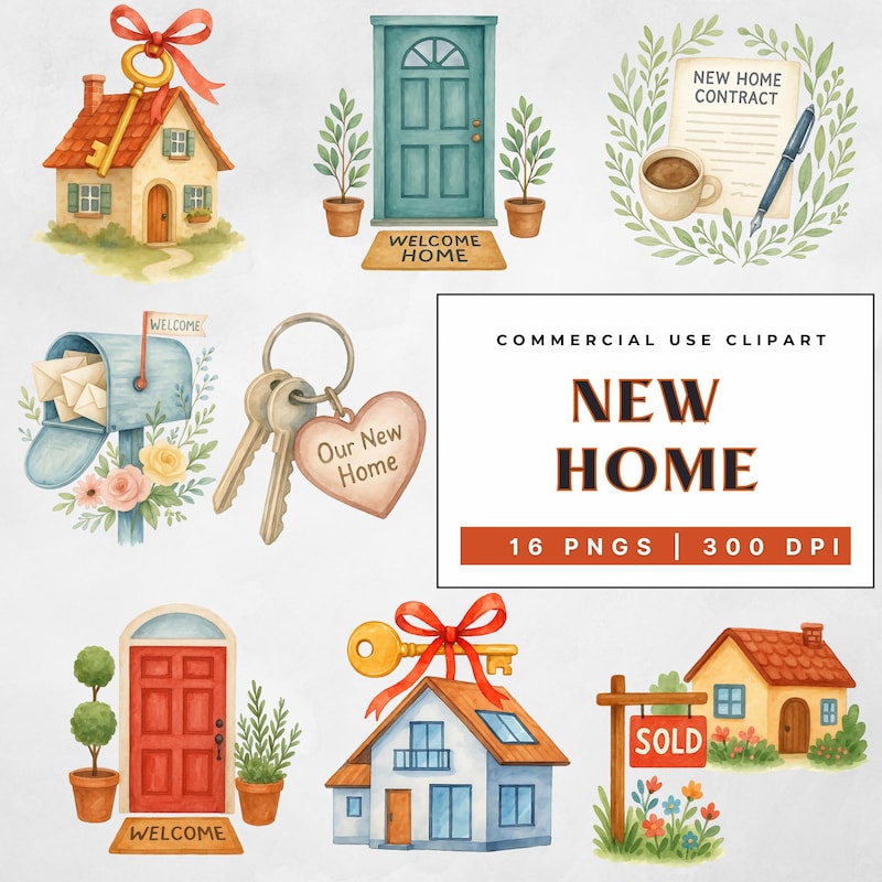 Inside of a House Clipart - Etsy