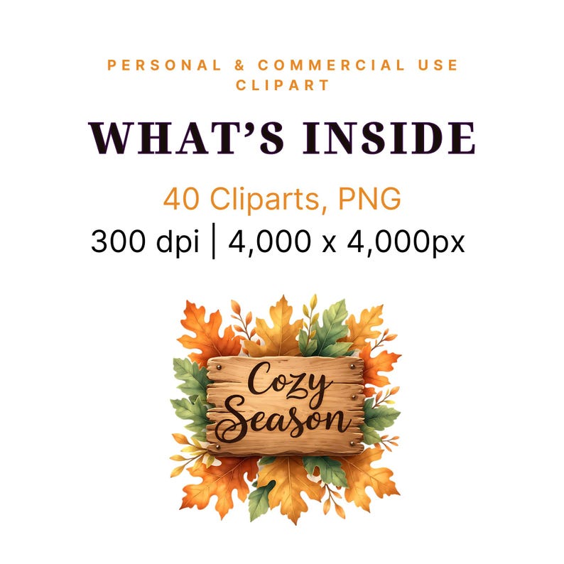 Hello Fall Clipart, Autumn Graphics Png, October Scrapbooking, Pumpkin ...