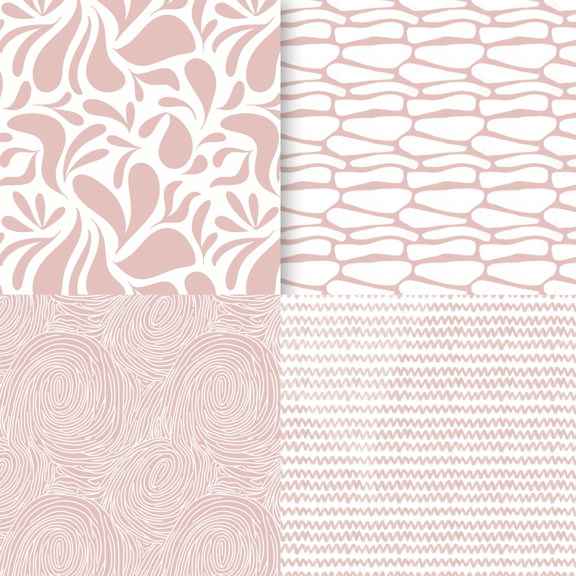Modern Design Digital Paper Pack,texture Paper, Black, Silver and Pink ...