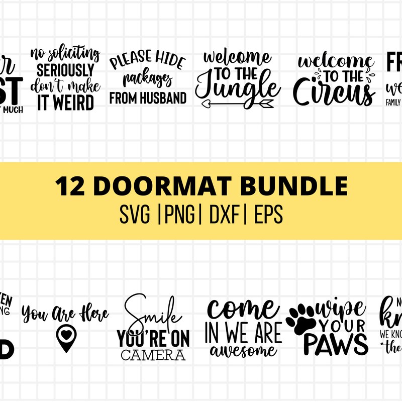 Doormat Svg - Etsy