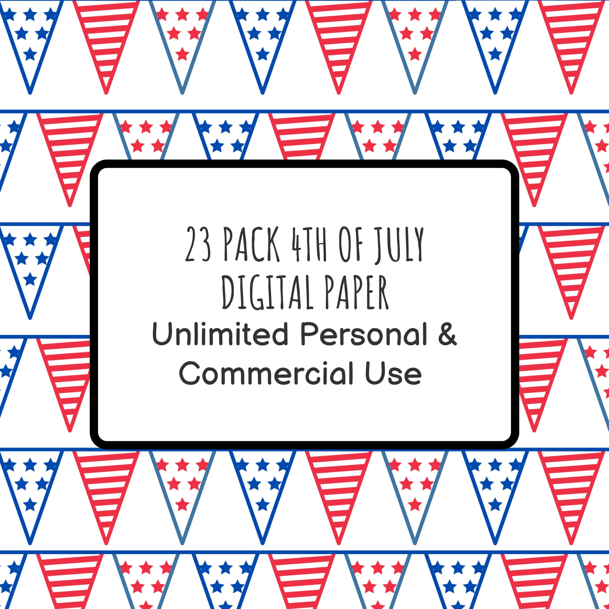 Patriotic Digital Paper USA Digital Paper America Scrapbook - Etsy