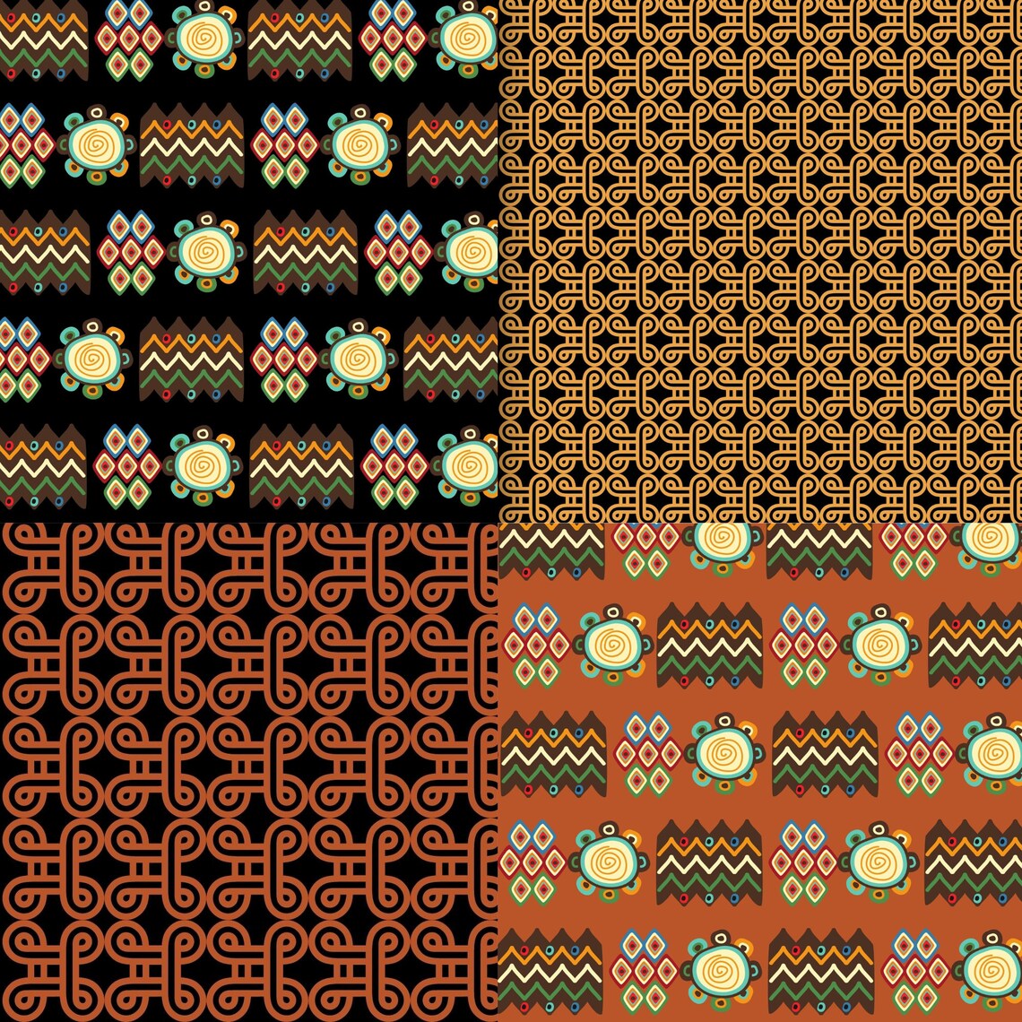 African Digital Paper, African Background Paper, African Scrapbook ...