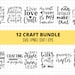 Crafting SVG Bundle, Crafting SVG, Crafting Quote, Craft Room Wall Art ...