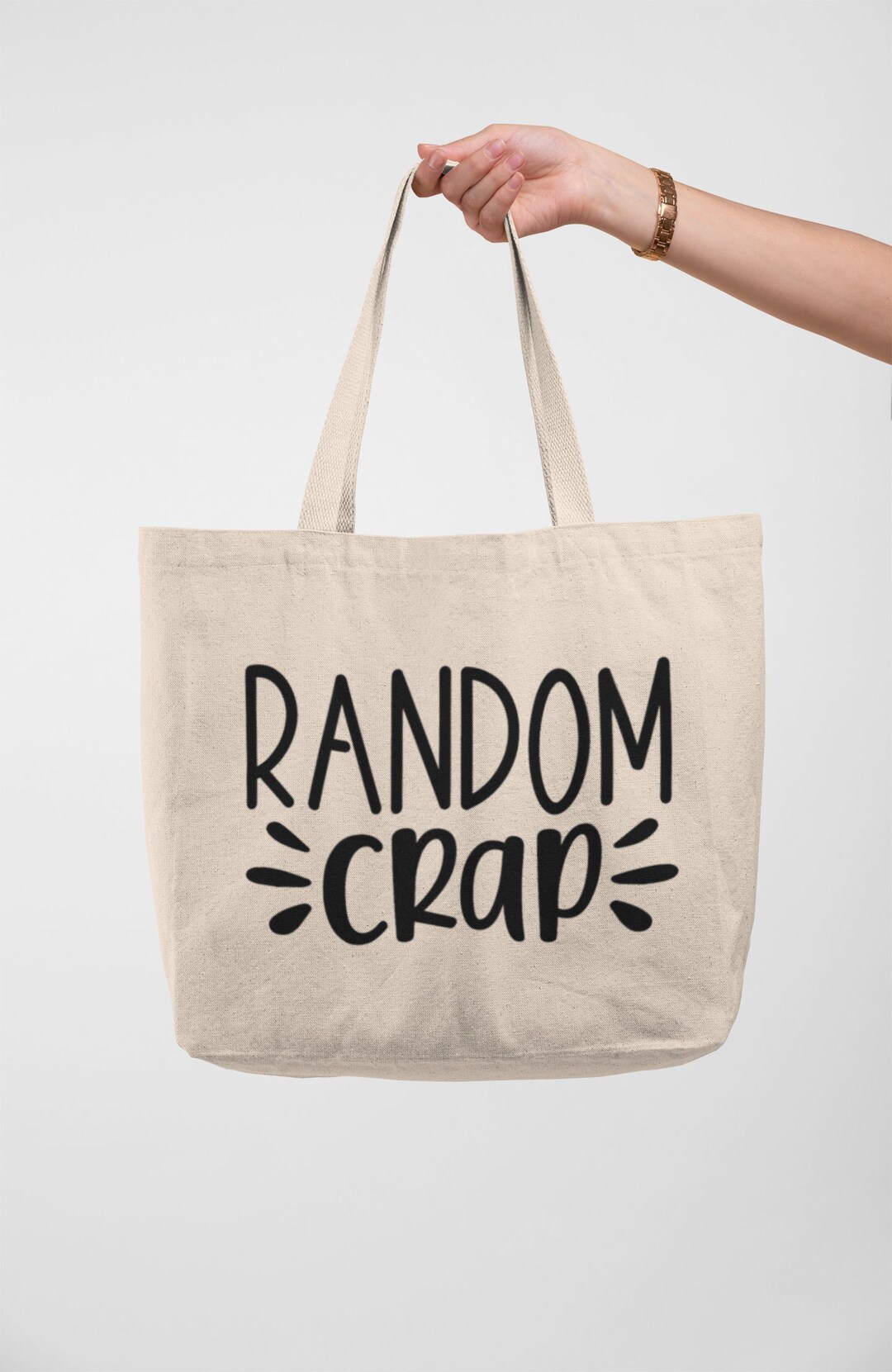 Random Crap SVG DXF Cutting File, Tote Bag Design Svg Cut File, Tote ...