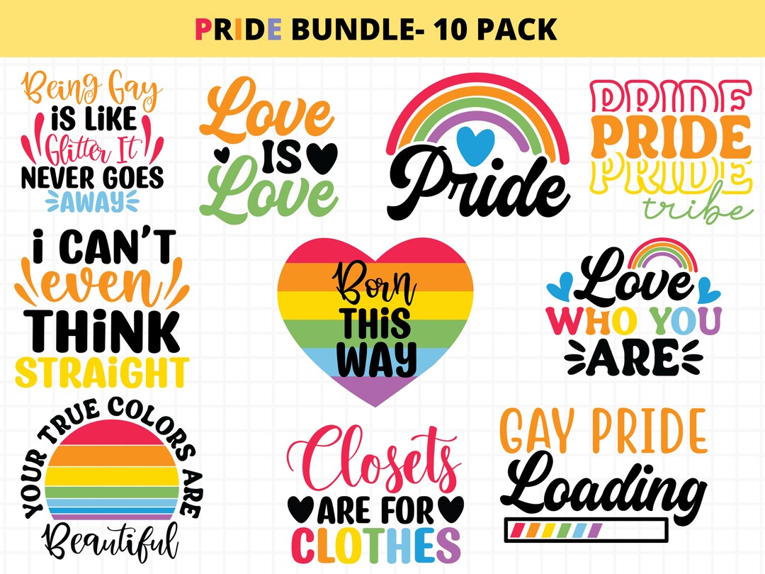 Gay Pride Svg Bundle Lgbt Svg Bundle Gay Svg Gay Pride Shirt Svg