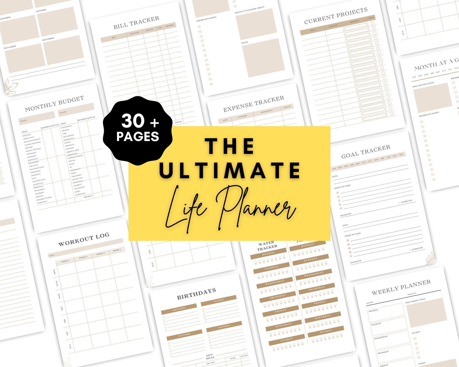 Ultimate Life Planner Household Planner Printables Home - Etsy