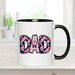 Father's Day Sublimation PNG, Dad Png, American Dad Clipart, USA Flag ...
