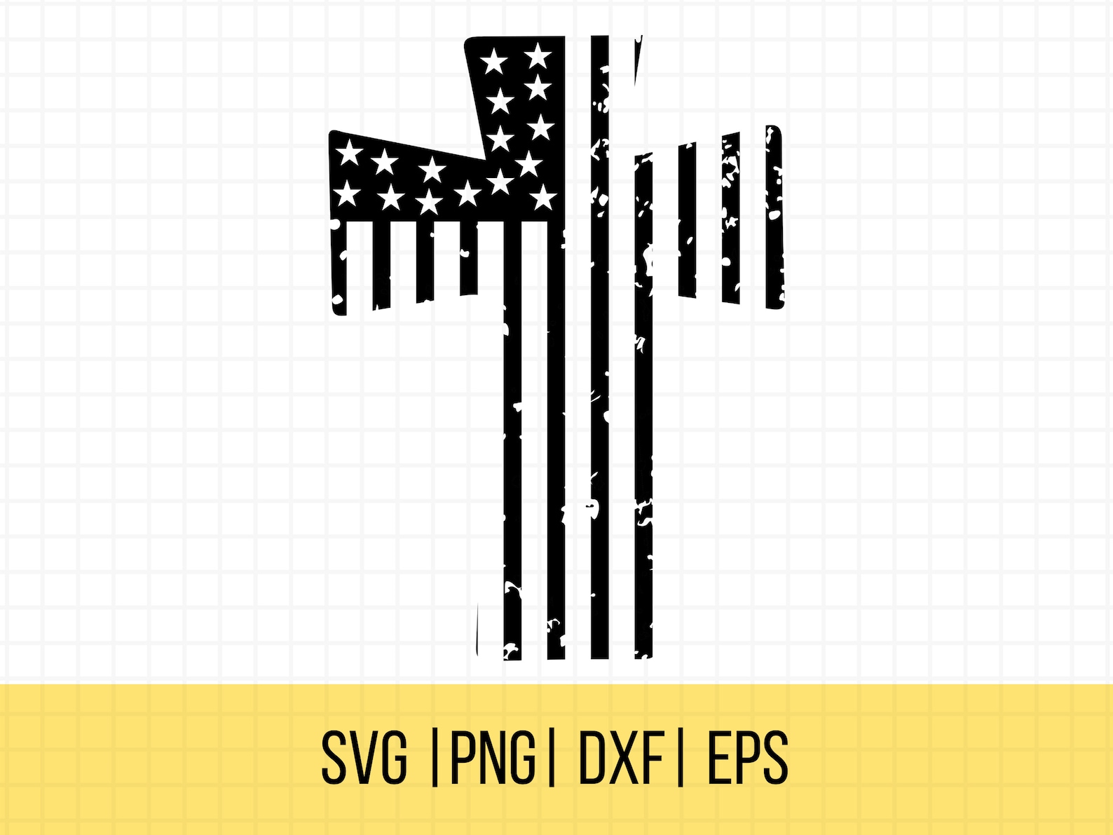 Cross Flag Svg American Svg Cross Svg Distressed American - Etsy