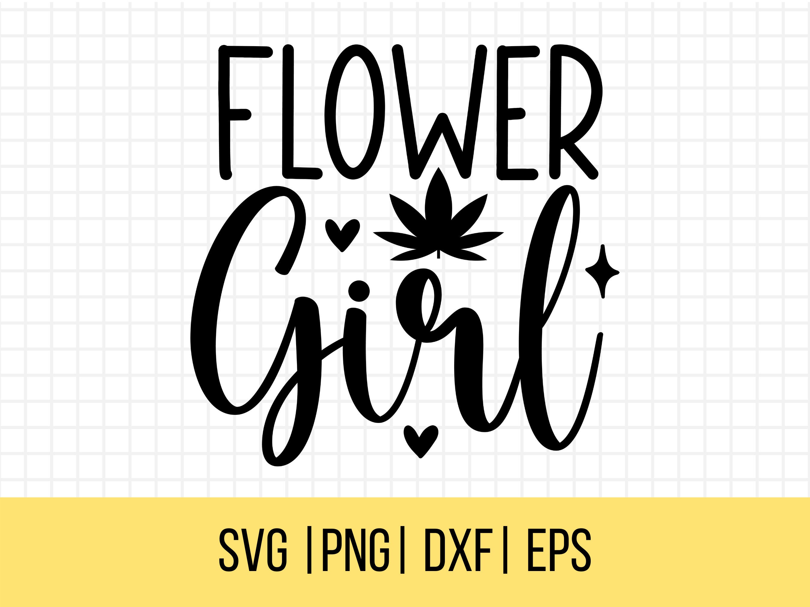 Flower Girl SVG Cut File Weed Quotes Stoner Svg Marijuana - Etsy