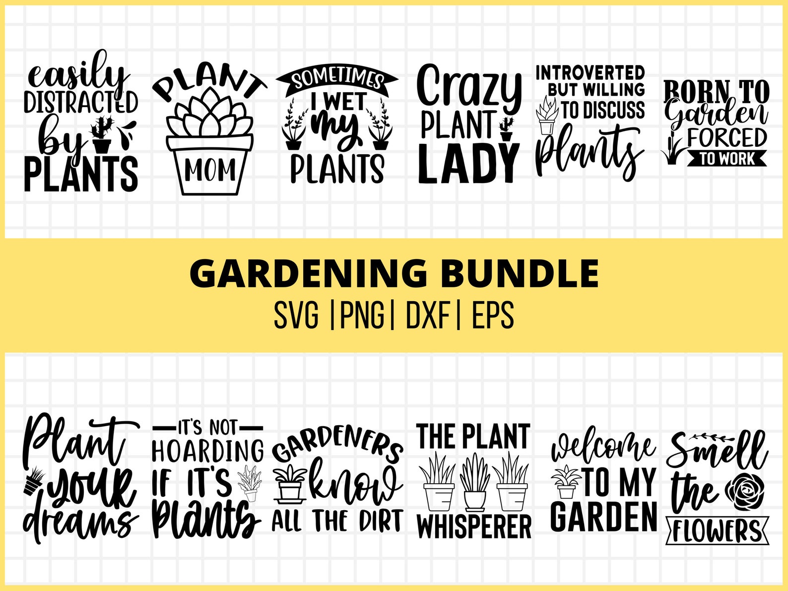 Gardening SVG Bundle Gardening SVG Gardener Svg Gardening - Etsy