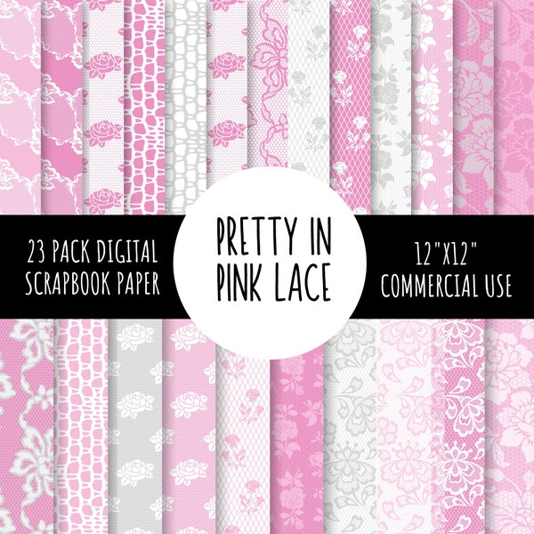 Lace Digital Paper - Etsy
