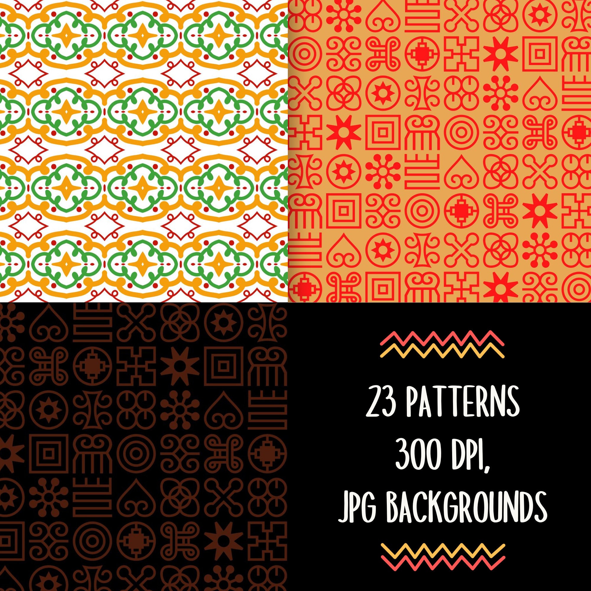 African Digital Paper African Background Paper African - Etsy