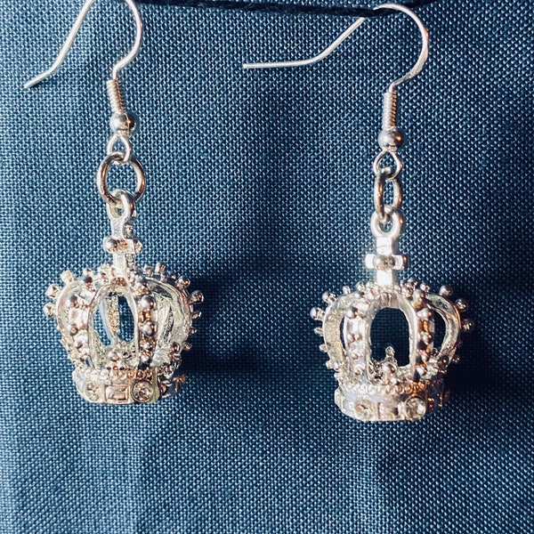 Crown Earrings - Etsy