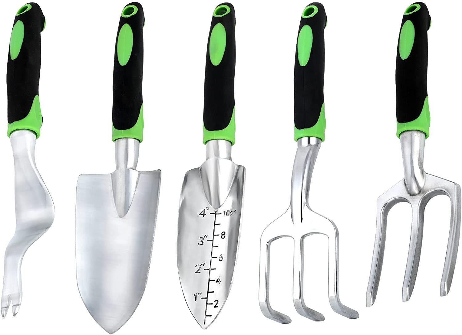 Garden Tool Set, 5-piece Aluminum Lightweight Gardening Kit With Soft ...