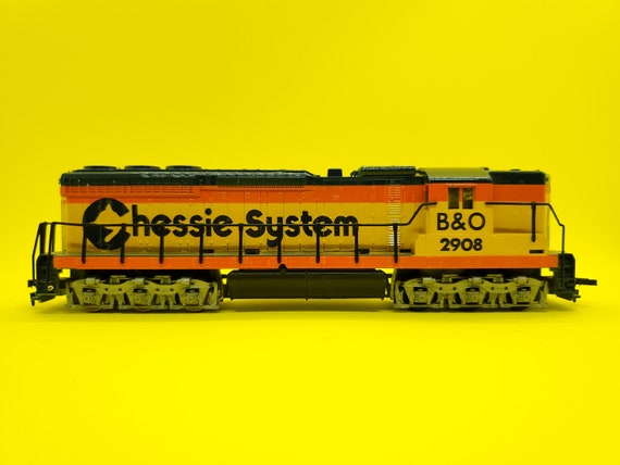 HO Scale Chessie Systems Grave Train Train Set Push & Pull Toys Toys ...
