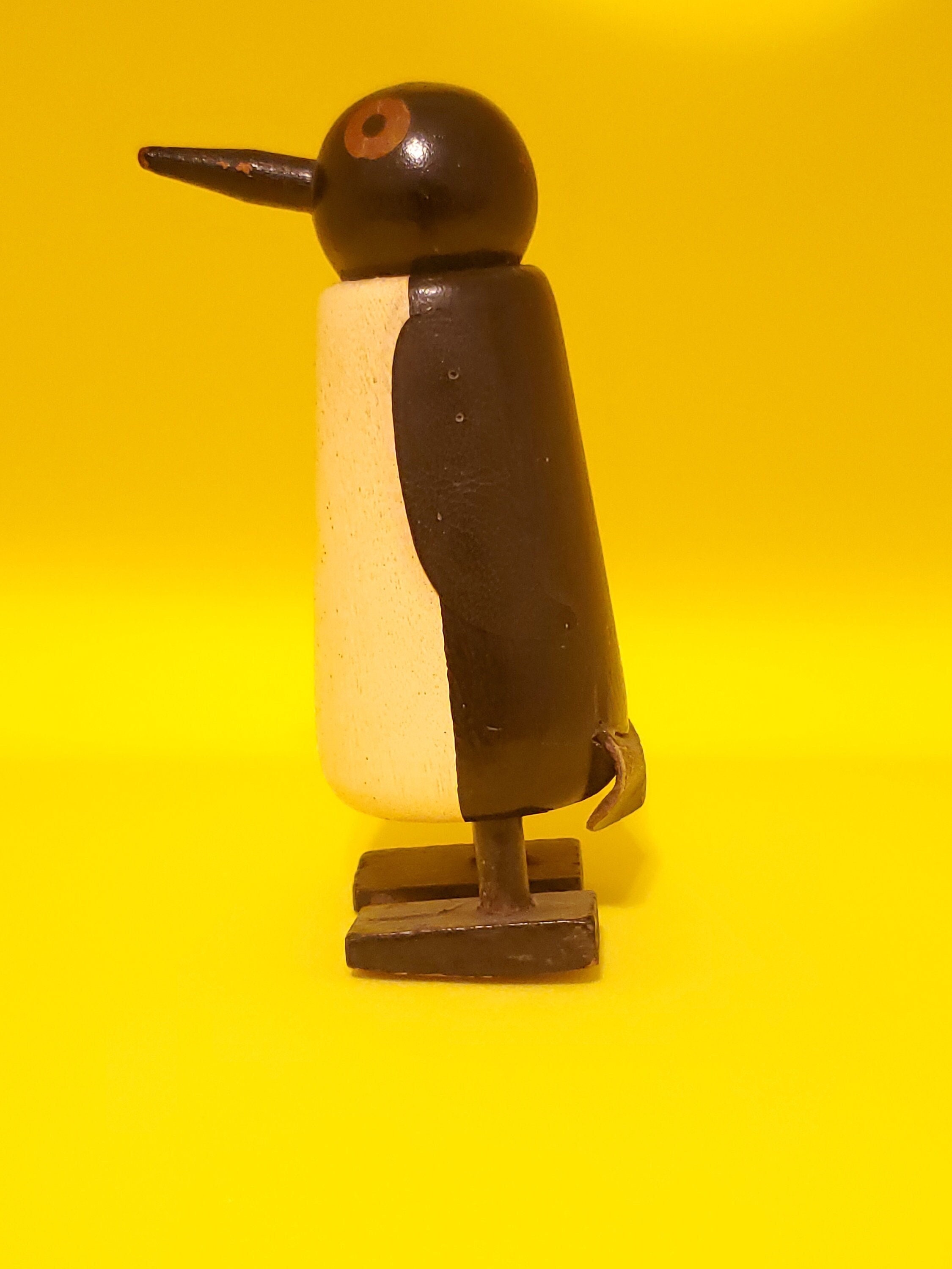 Antique Wooden Wilson Walkies Ramp Walking Penguin Toy - Etsy