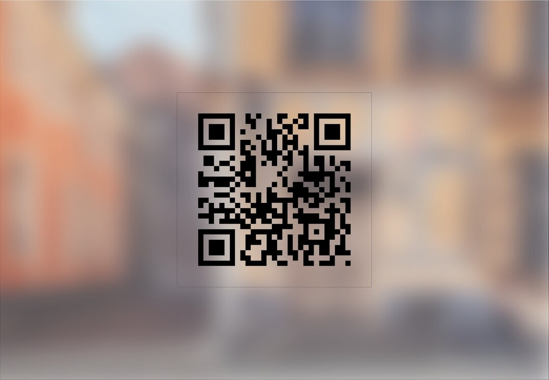 QR Code Sticker custom Transparent Stickers, Instagram Qr, Menu Qr ...