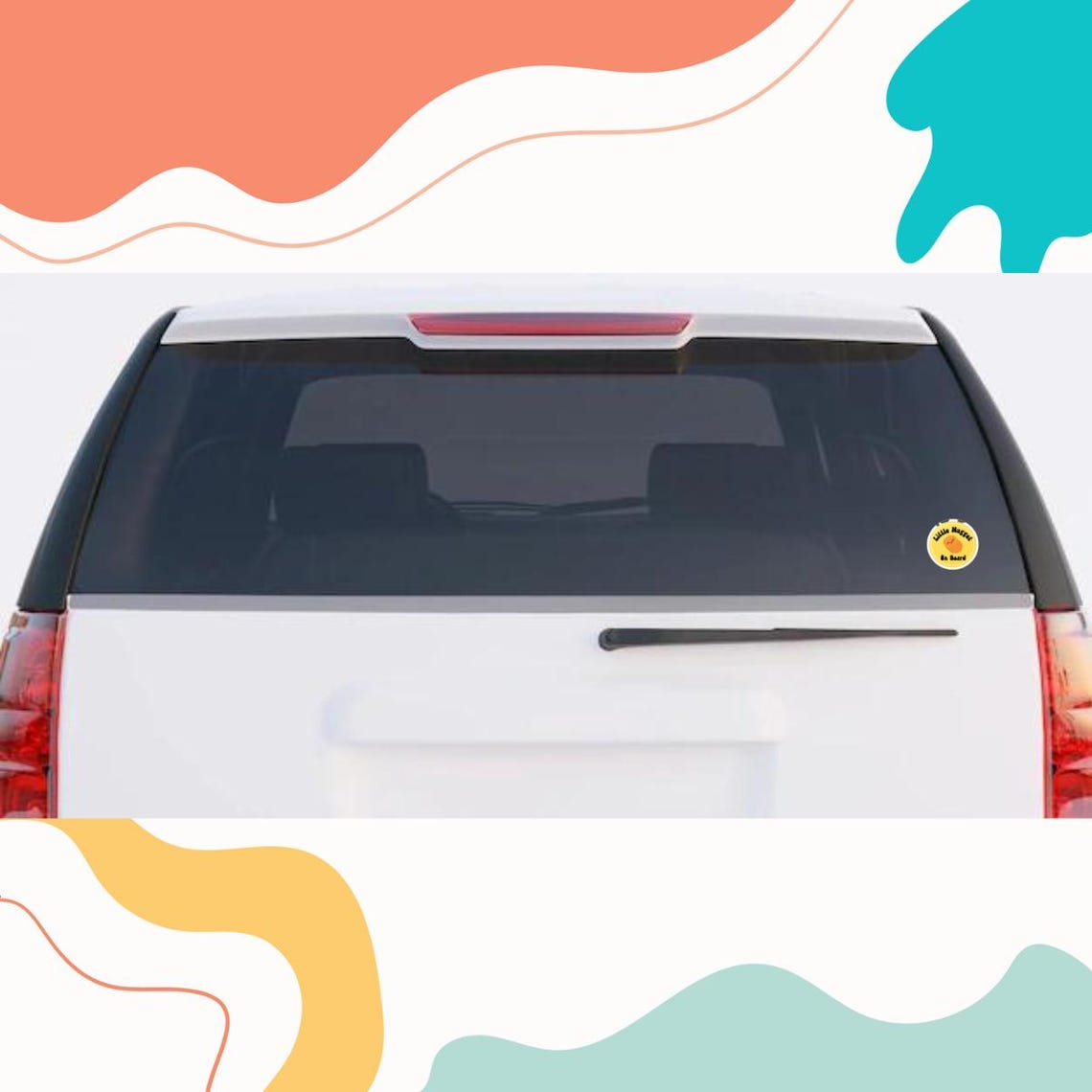 Baby on Board Little Nugget on Board Sticker Cute Chicken Nugget Car ...