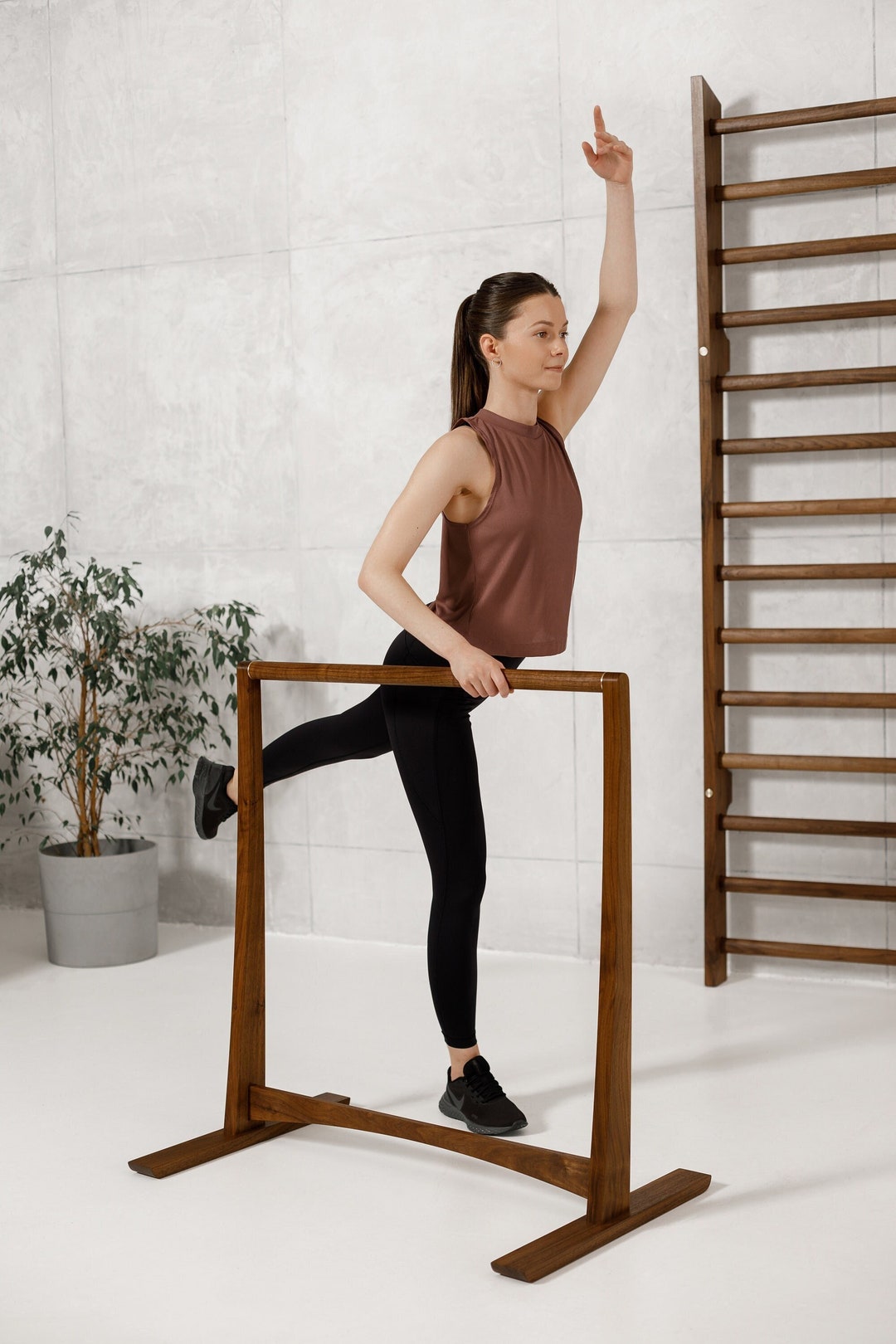 SAIL™ Fitness Barre - High End Ballet Bar, Barre Home Gym Equipment - Etsy