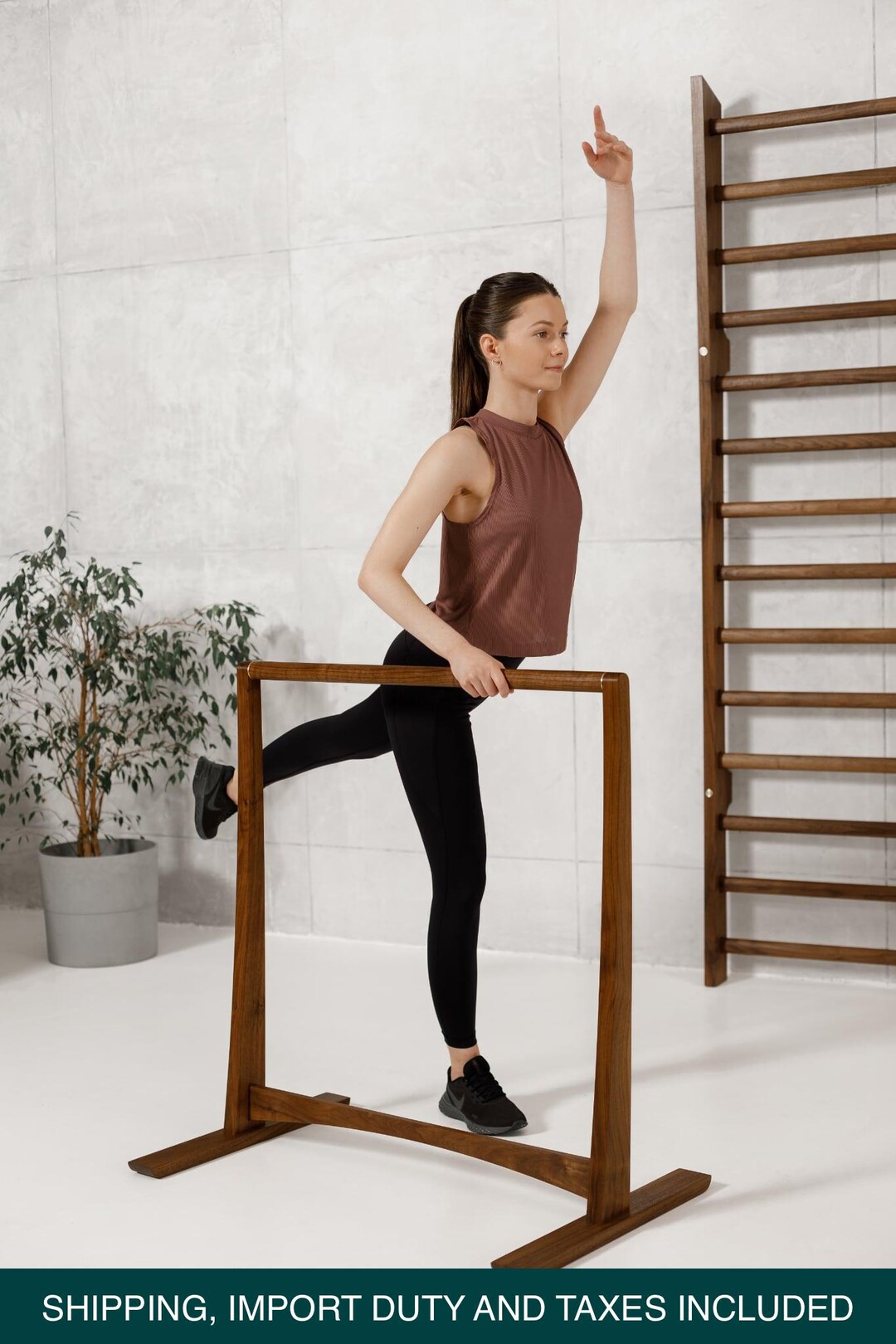 SAIL™ Fitness Barre - High End Ballet Bar, Barre Home Gym Equipment - Etsy
