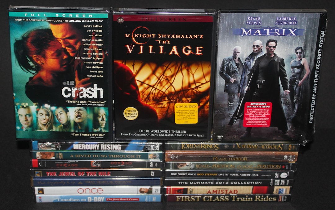 Factory Sealed Dvds & Box Sets LOTR Matrix Crash Tragically Hip the ...
