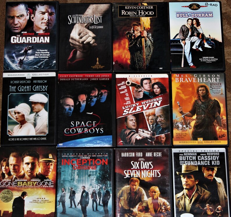 Lot of DVD Movies Over 70 Blockbuster & Hard to Find Titles Vintage DVD ...