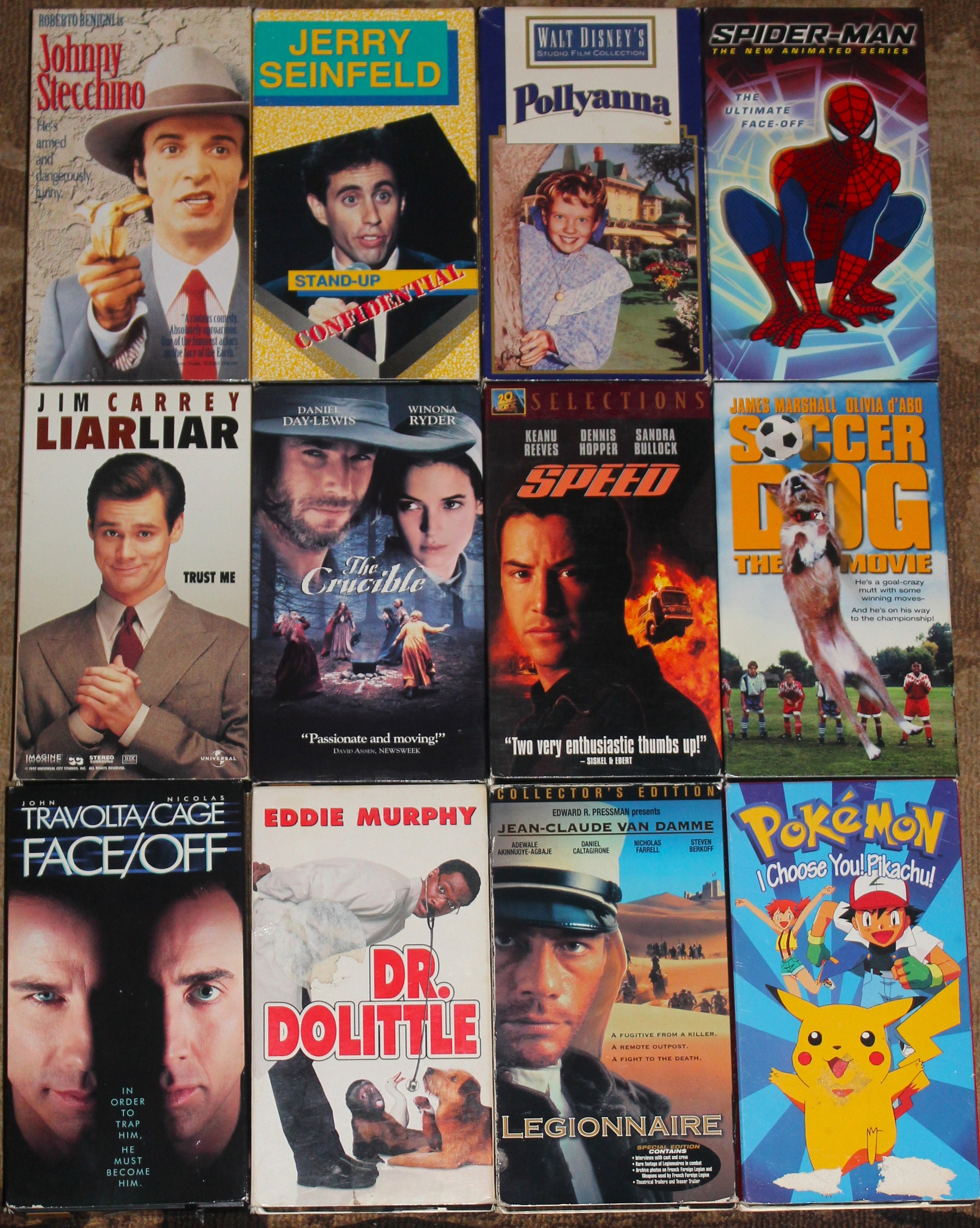 VHS Movies Hollywood Blockbusters James Bond Batman Monty Python ...