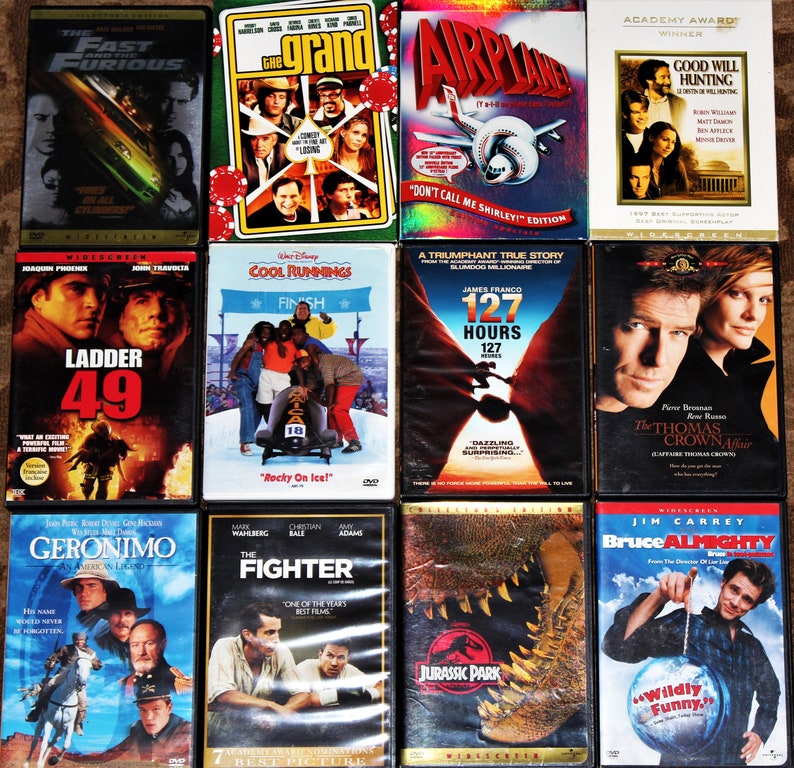 Lot of DVD Movies Over 70 Blockbuster & Hard to Find Titles Vintage DVD ...
