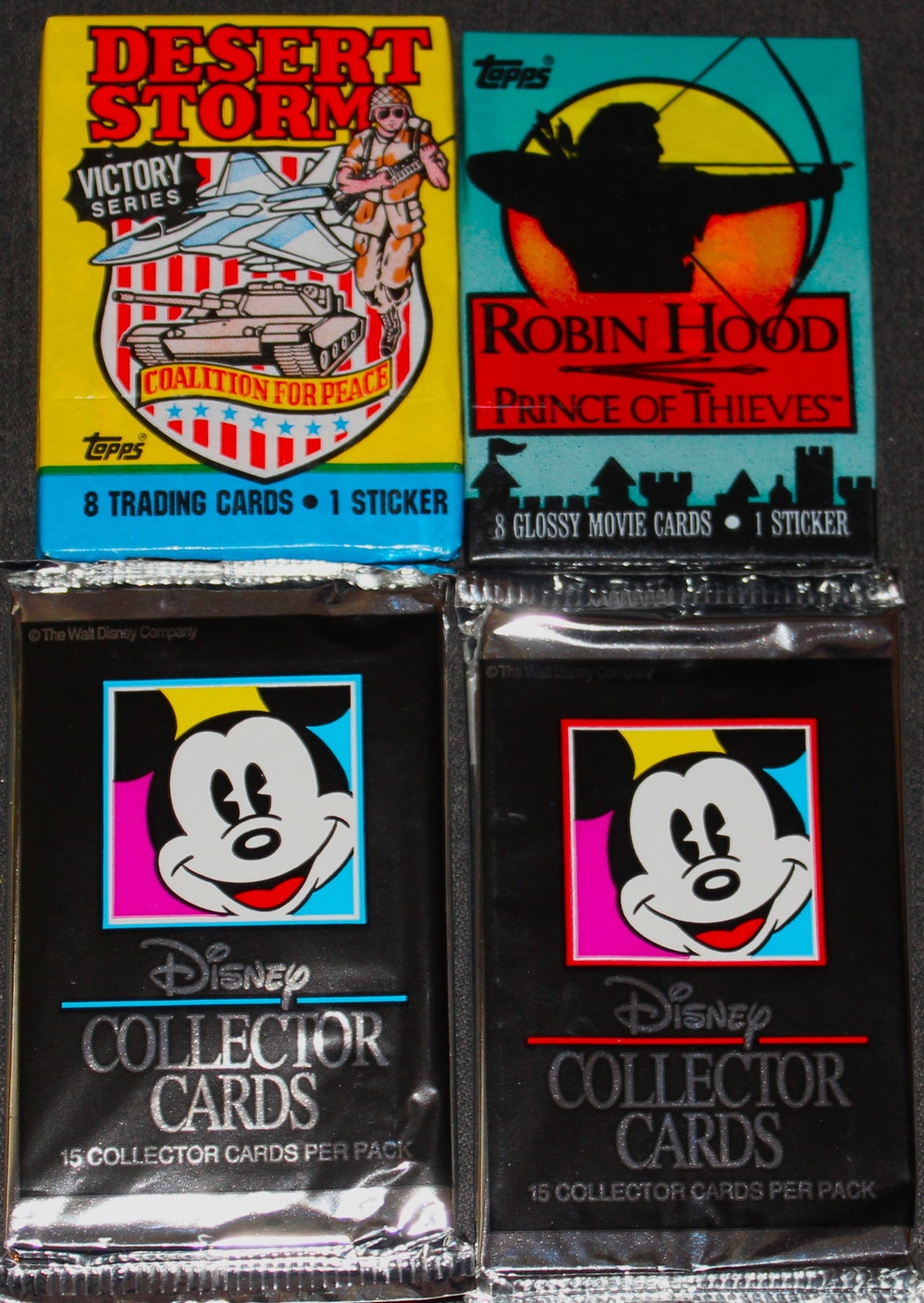 Vintage Disney Collector Cards Desert Storm Trading Cards - Etsy