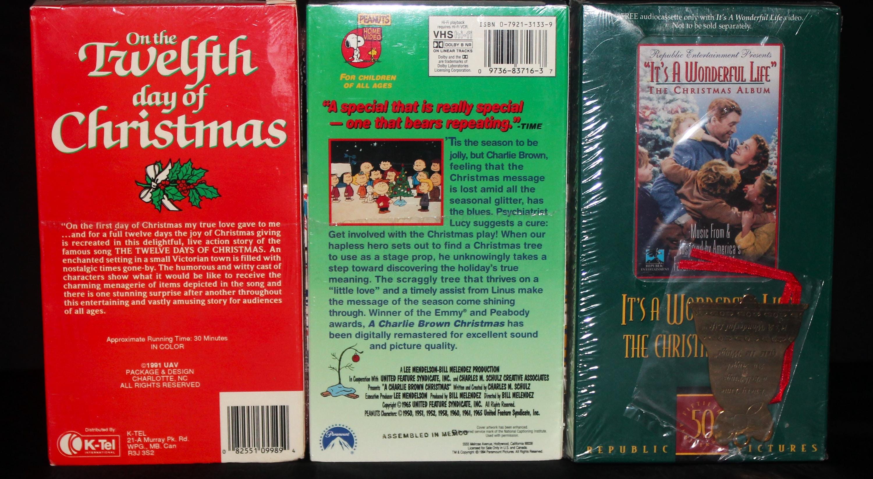 Factory Sealed VHS Christmas Movie A Charlie Brown Christmas Its A ...