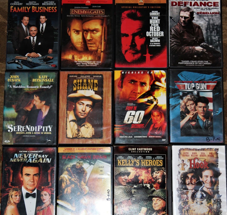 Lot of DVD Movies Over 70 Blockbuster & Hard to Find Titles Vintage DVD ...