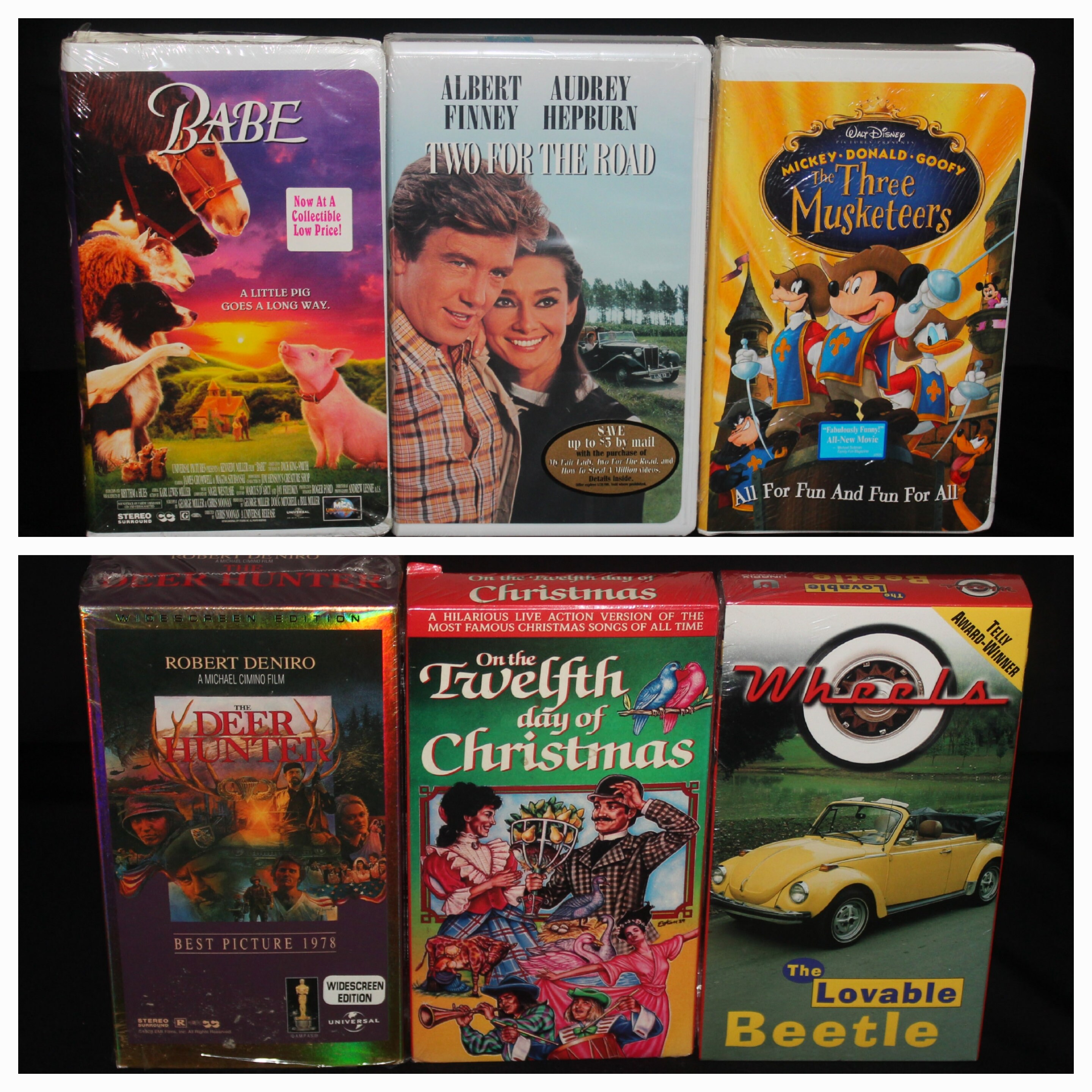 VHS Movies Factory Sealed VHS Tapes Shrek Charlie Brown Bing Crosby It ...
