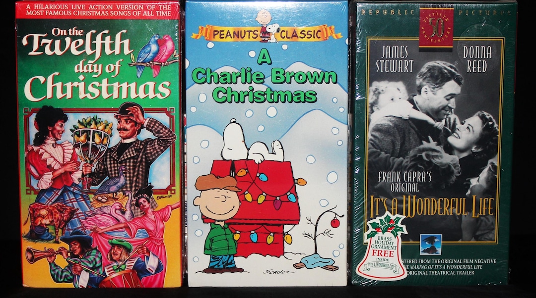 Factory Sealed VHS Christmas Movie A Charlie Brown Christmas Its A ...