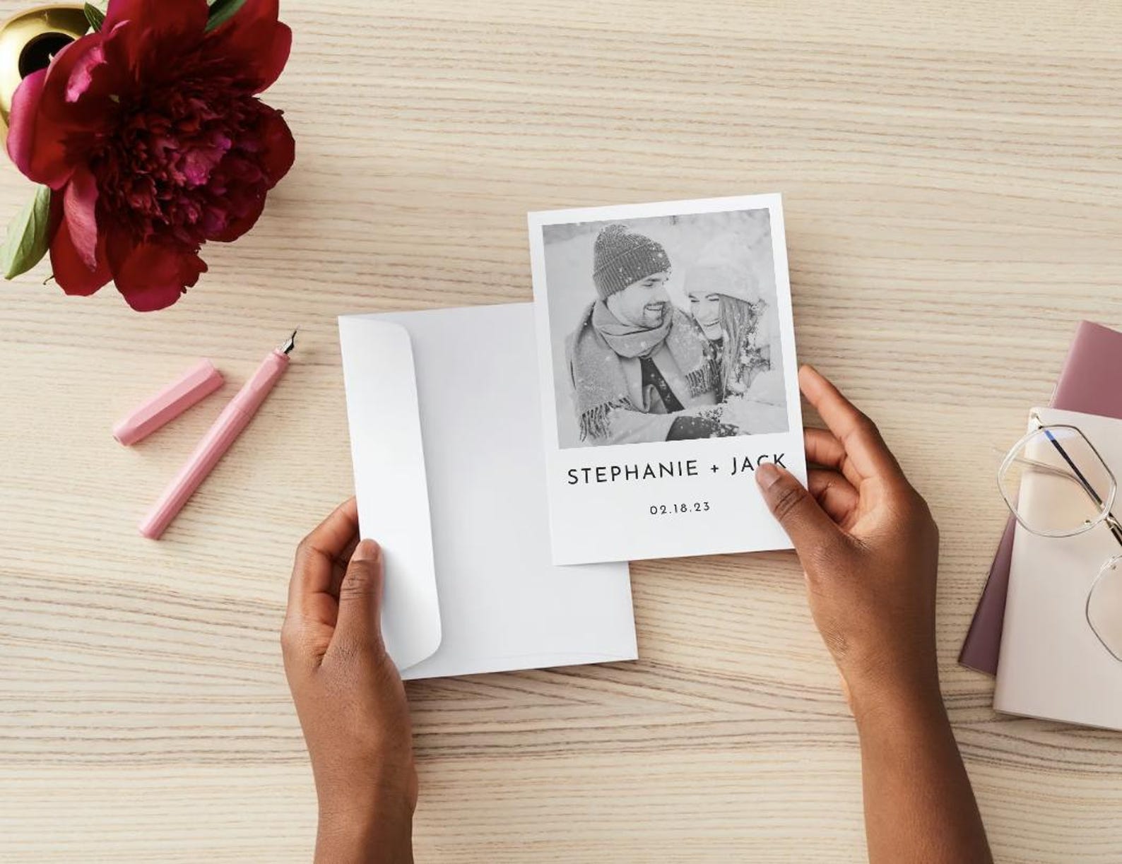 Polaroid Look-alike Save the Date 2-sided - Etsy