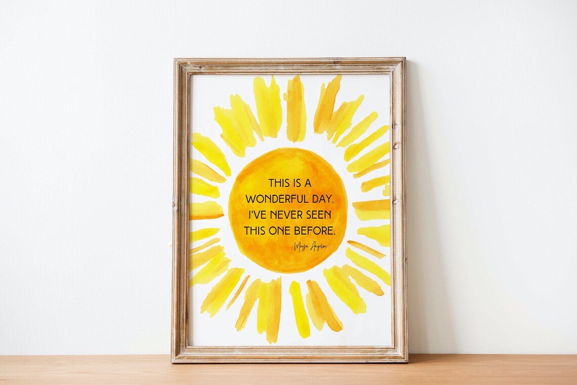 Maya Angelou Quote Prints, Inspirational Art, Set of 3 (INSTANT ...