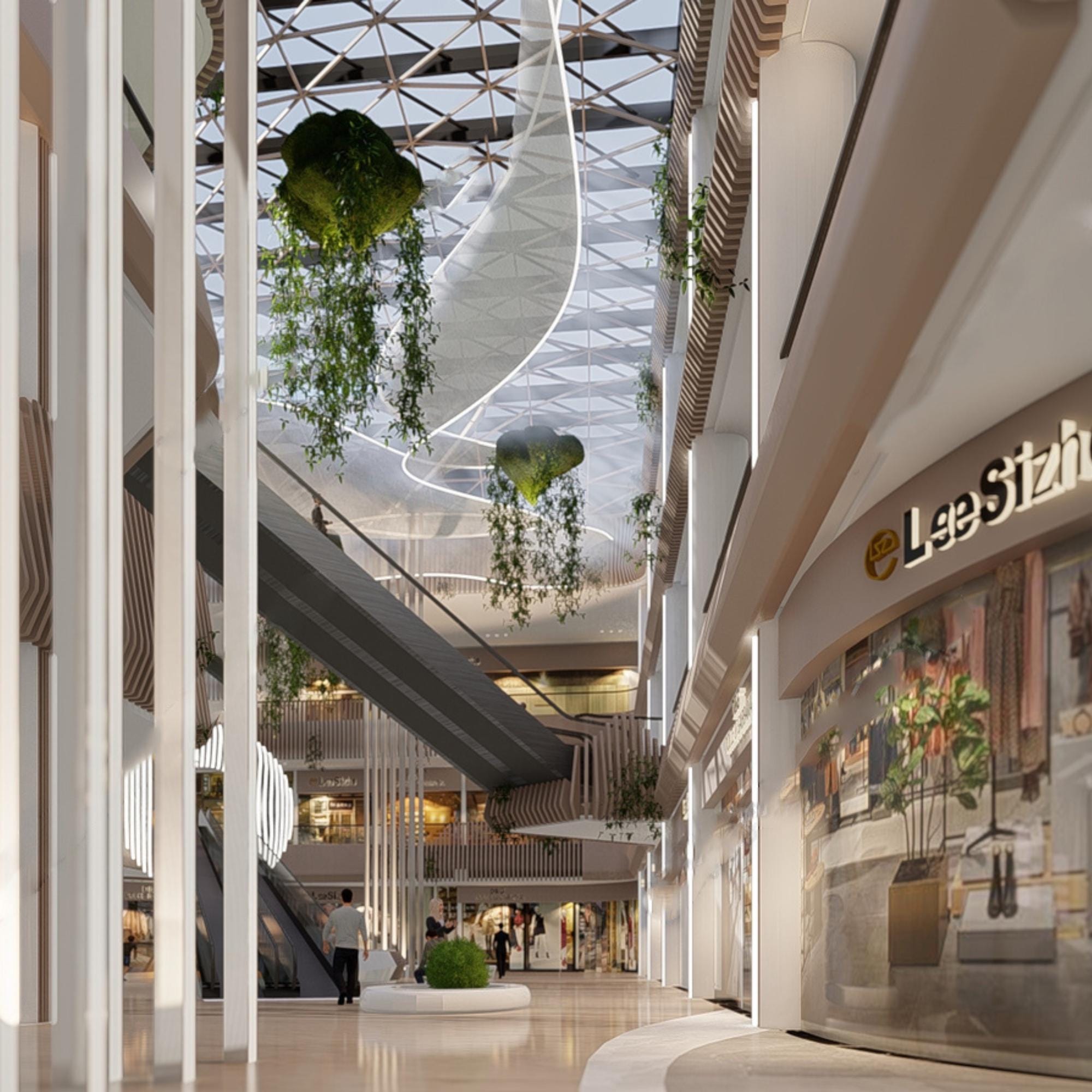 NEW! 36 MALL - Sketchup 3D MALL Interior Design Model - Etsy