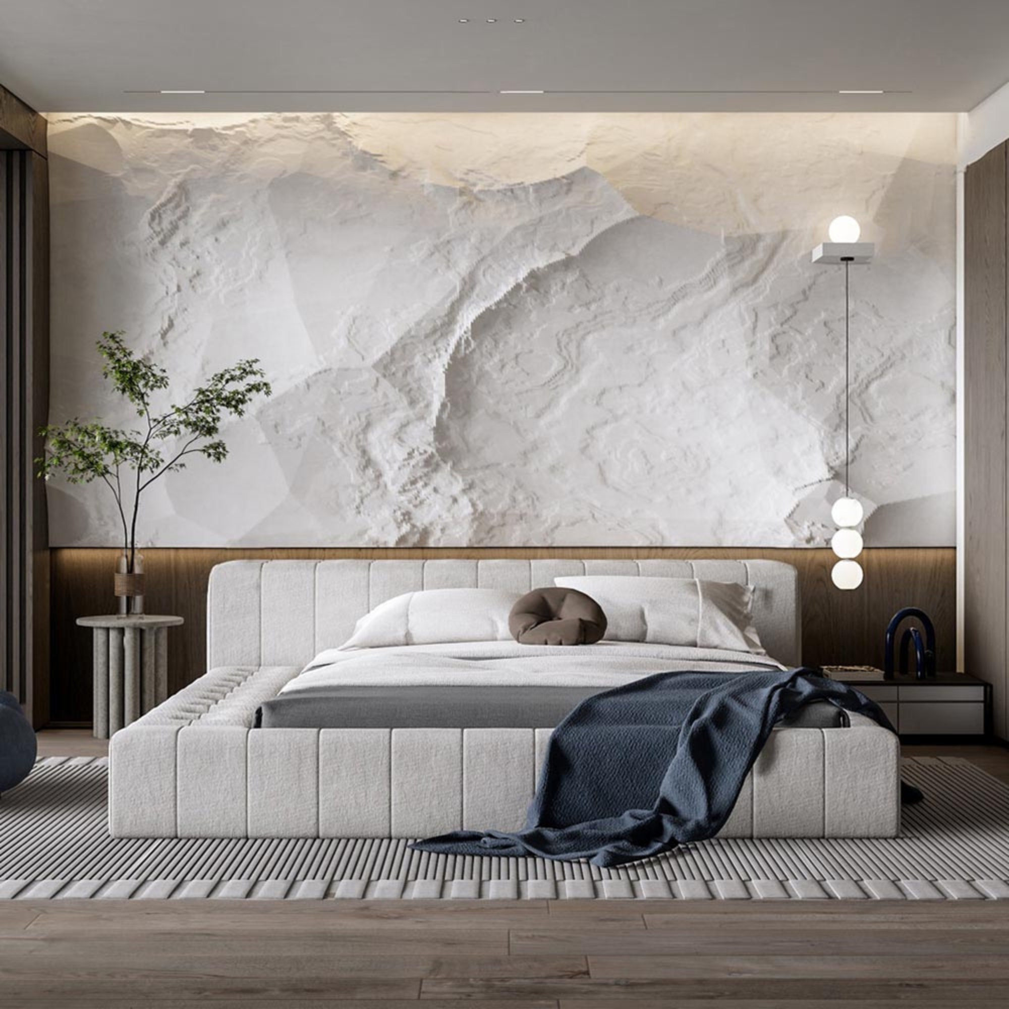 NEW! UPDATED Japandi Design Bedroom Interior Design B - 31 Sketchup 3D ...